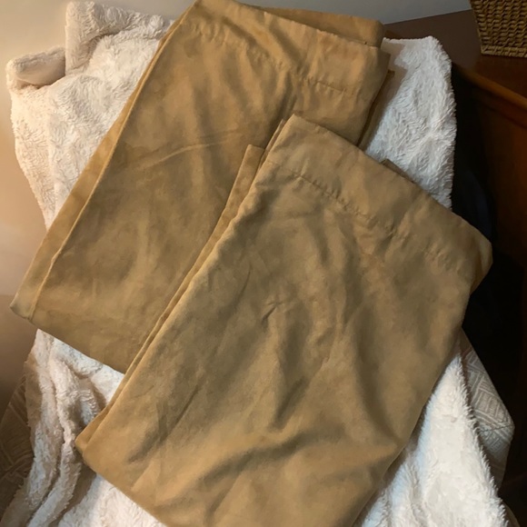Pottery Barn | Other | Pottery Barn Suede Lined Curtains | Poshmark